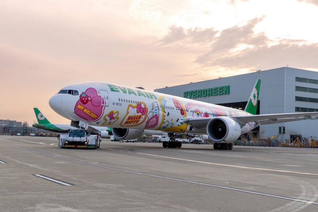 EVA Air Hello Kitty Flights for 2024 and 2025 - Pilot Miles and Points