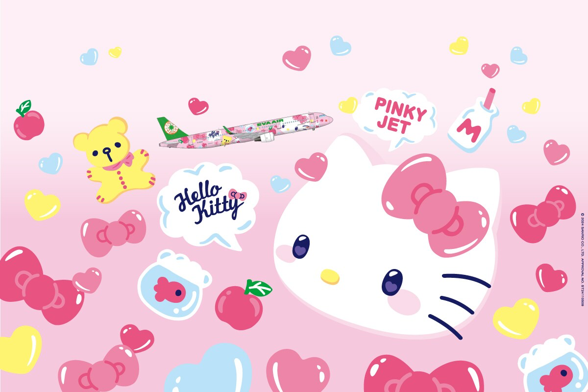EVA Air Hello Kitty Flights for 2024 and 2025 - Pilot Miles and Points